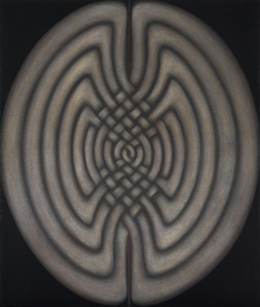 Imbol Painting: Coptic, Keltic, Kubic No III - Bendigo Art Gallery