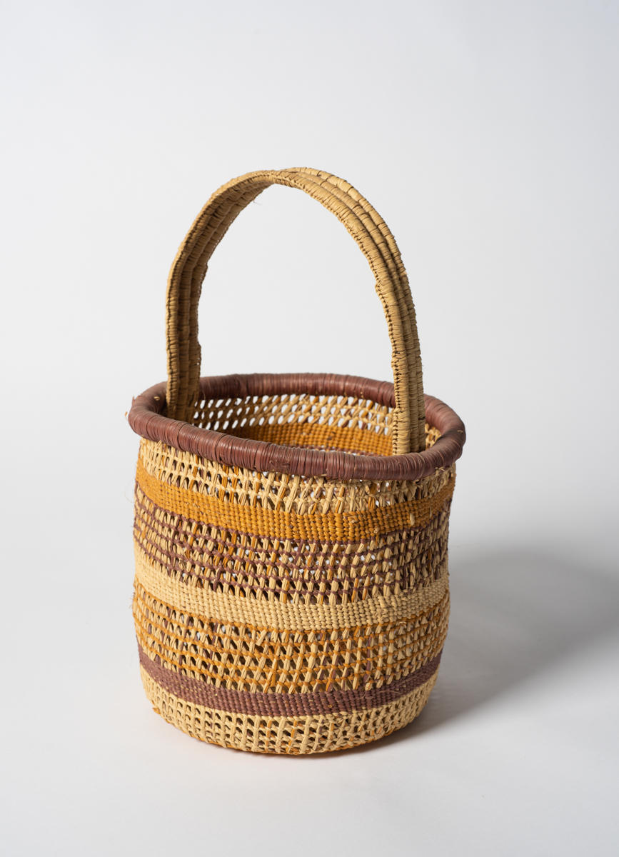 Pandanus basket - Bendigo Art Gallery